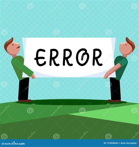 word writing text error business concept for mistake condition of