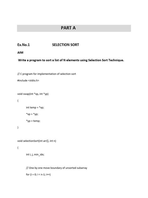 Daa Lab Programs Pdf Integer Computer Science Algorithms