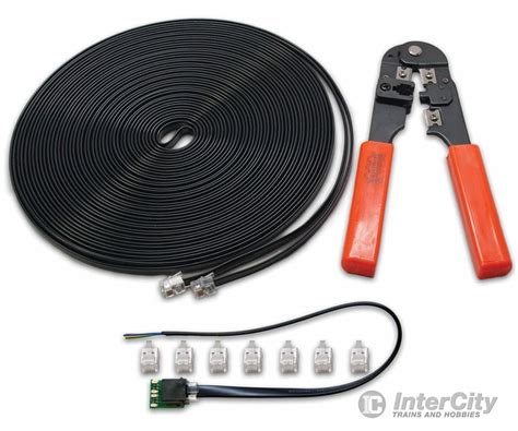 digitrax lncmk loconet cable maker kit 50 loconet cable crimper t