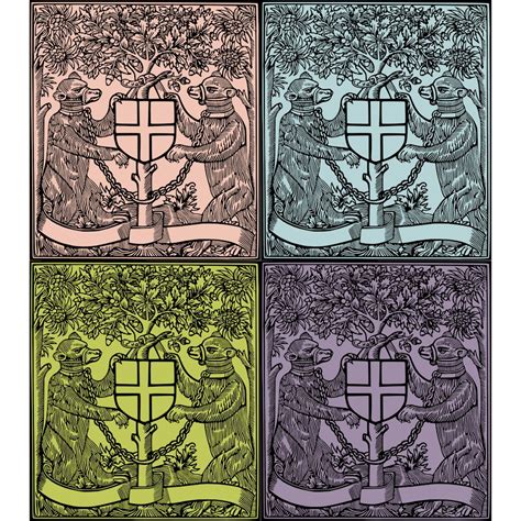 Double Chained Bear Design Vector Tofujoe