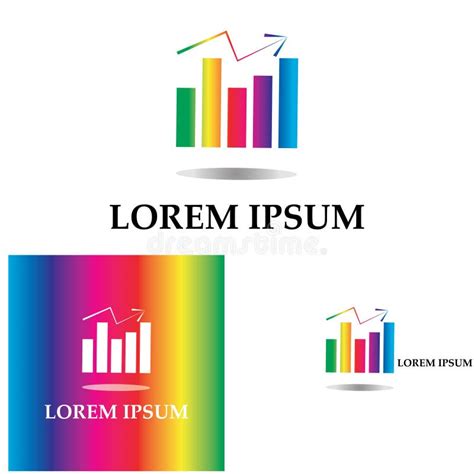 Graph Icon In Trendy Flat Style Isolated On White Chart Bar Symbol