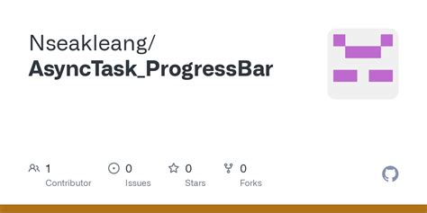 Github Nseakleangasynctaskprogressbar