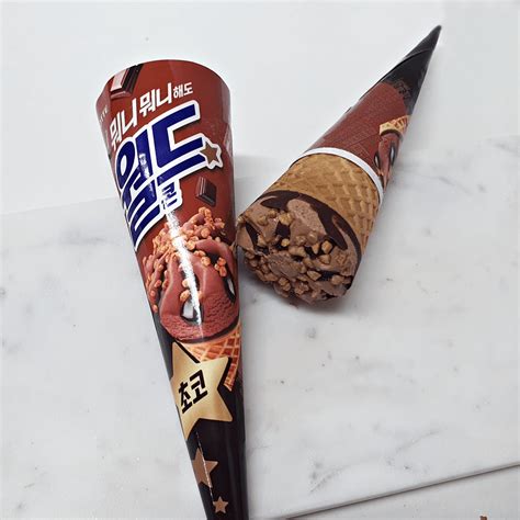 롯데 월드콘초코 3개 쿨아이스크림