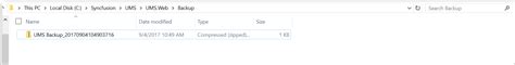Database Backup Utility In The Syncfusion User Management Server