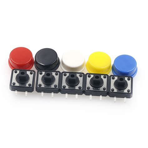 25pcs Tactile Push Button Switch Momentary 12127 Grandado