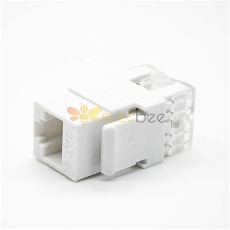 Modular Jack RJ45 Unshielded CAT6 180 Degree Single Port Network Socket