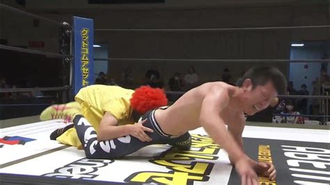 Funny Wrestler In Japan