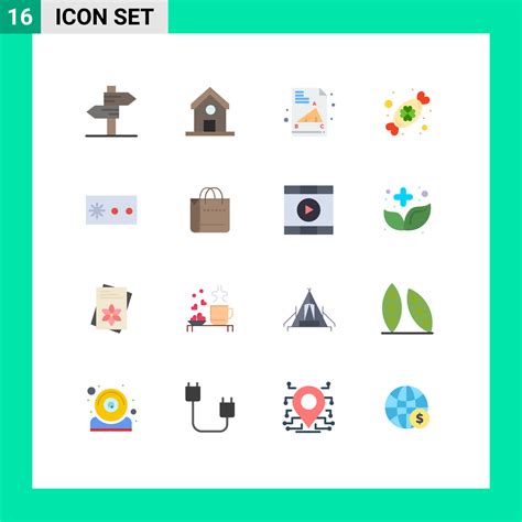 Set Of 16 Vector Flat Colors On Grid For Security Password Back To