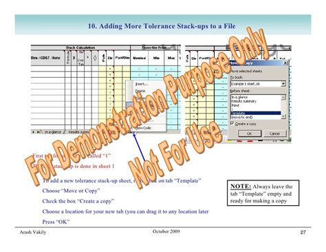 Performing Tolerance Stack Ups Using Automated Excel Calculator By Ar