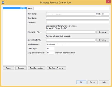 proxy netbeans 8 1 remote connections sftp error connection closed