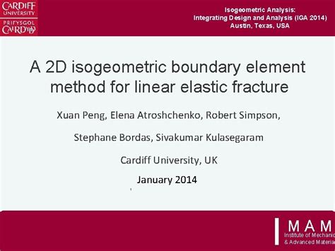 Isogeometric Analysis Integrating Design And Analysis Iga 2014