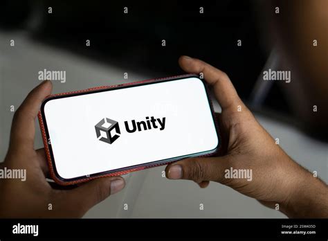 Dhaka Bangladesh 18 Sep 2024 Unity Logo Is Displayed On Smartphone