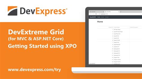Devextreme Grid For Aspnet Core Getting Started With Xpo Youtube