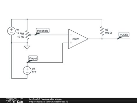 Comparator Simple CircuitLab