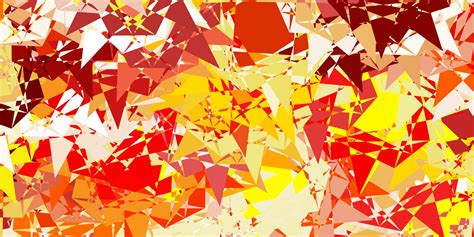 Light Orange Vector Backdrop With Triangles Lines 2279599 Vector Art At Vecteezy