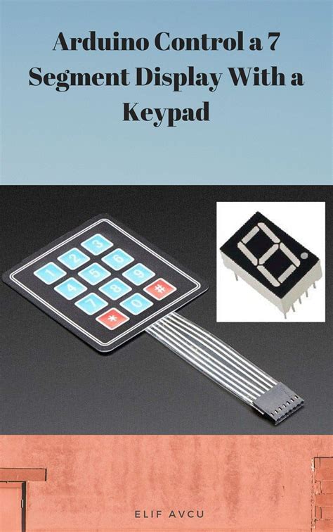 Buy Arduino Control A 7 Segment Display With A Keypad Online At