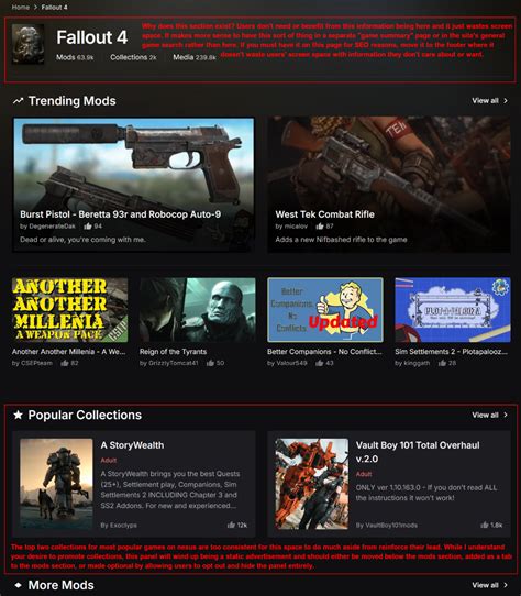 Mod Browsing Overhaul Discussion Site Updates Nexus Mods Forums