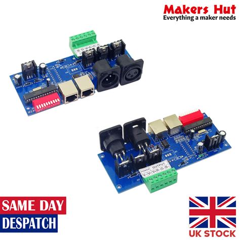 DMX Relay Decoder Controller V V DMX RELAY CH BAN Makers Hut