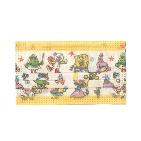 خرید ماسک کودک طرح باب اسفنجی 10 عددی فروشگاه ظروف باما