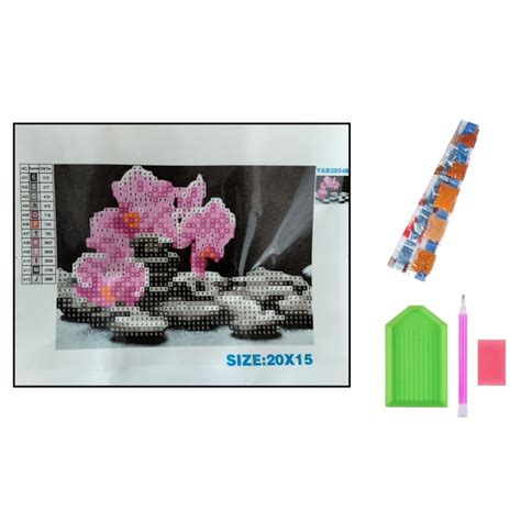 Алмазная мозаика Seichi Орхидеи 15х20 см купить по цене 159 ₽ в ...