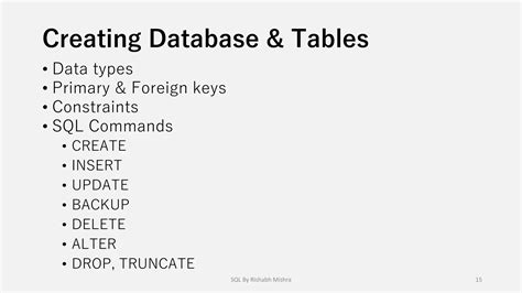 Complete Sql Tutorial In Hindi By Rishabh Mishra Basic To Advancepdf