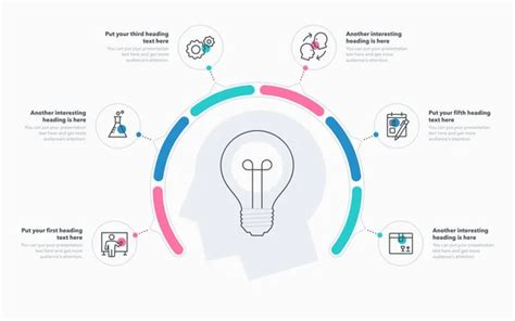 Innovation Process Template Six Steps Blue Version Slide Business