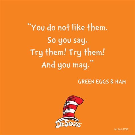 Famous Dr Seuss Quotes Green Eggs Ham At Isaac Brier Blog