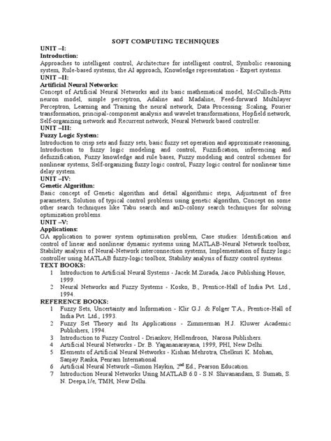 Soft Computing Techniques Pdf