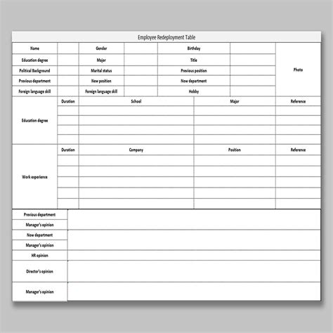 Transition Plan Template Excel