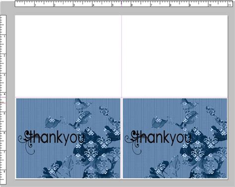 Cannot Create Greeting Card Using Avery 8315 Note Cards