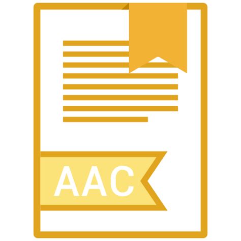 파일 확장자 Aac 파일 형식 파일 및 폴더 아이콘
