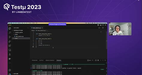 A Live Intro to Python Testing Testμ 2023 LambdaTest