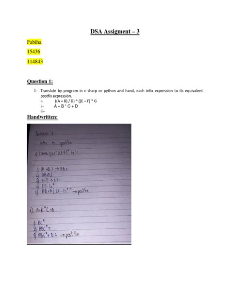 Dsa 3 Pdf Algorithms And Data Structures Software Engineering