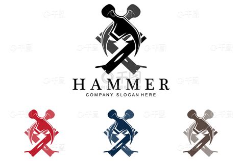 标志网页ui 锤子、建筑工具和法官标志矢量图标、复古设计插画 模板免费下载 Eps格式 1000像素 编号69685211 千图网