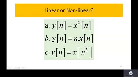 Linearity SOLVED EXAMPLES YouTube