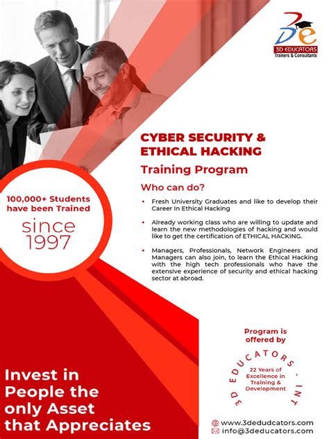 Ethicalhacking Brochure Pdf Security Computer Security