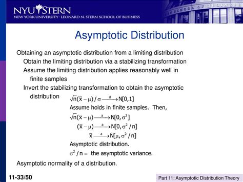 Ppt Asymptotic Distribution Theory In Econometrics I Understanding Parameter Estimates And