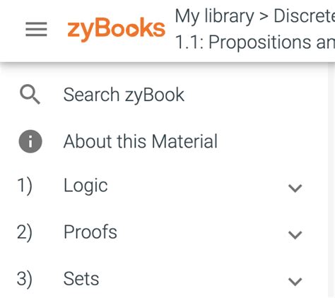 About This Material Page Zybooks Help Center About This Material Page Zybooks Help Center