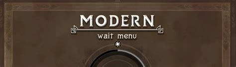 Modern Wait Menu Chs At Skyrim Special Edition Nexus Mods And Community