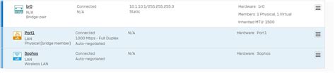 Wifi Clients Unable Tp Ping Hard Wired Clients In Bridge Discussions Sophos Firewall