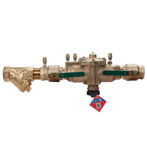 Watts Lf009m2 Qt S Fs 2 Backflow Preventer Bronze Strainer 2in