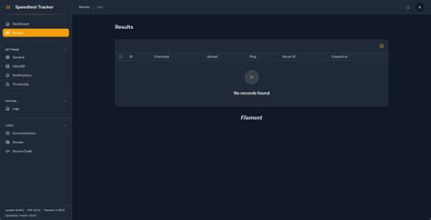 Dashboard Breaks When No Results Exist · Issue 234 · Alexjustesenspeedtest Tracker · Github
