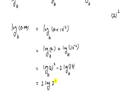 Solved A Calculate Log2 Log20 Log200 And Log2000 And Describe The