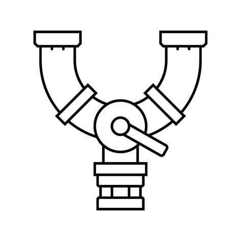 Energy Pipeline Line Icon Vector Illustration 35456237 Vector Art At Vecteezy