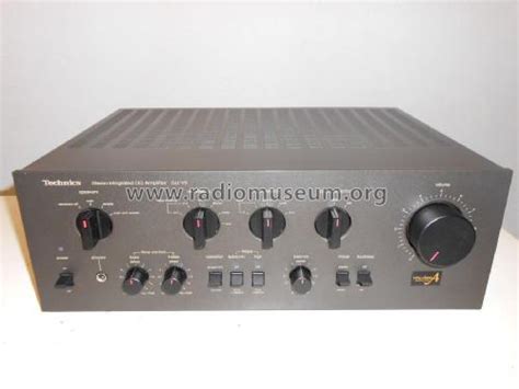 Stereo Integrated DC Amplifier SU V6 Ampl Mixer Technics Brand Radiomuseum Org
