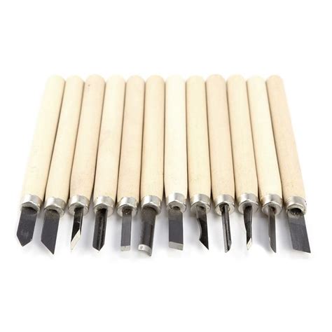 Hamimelon 12 Piece Wood Carving Hand Chisel Tool Set Professional