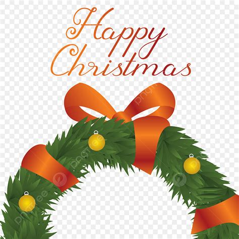 해피 크리스마스 벡터 디자인 화환 크리스마스 행복 메리 크리스마스 Png 일러스트 및 벡터 에 대한 무료 다운로드 Pngtree