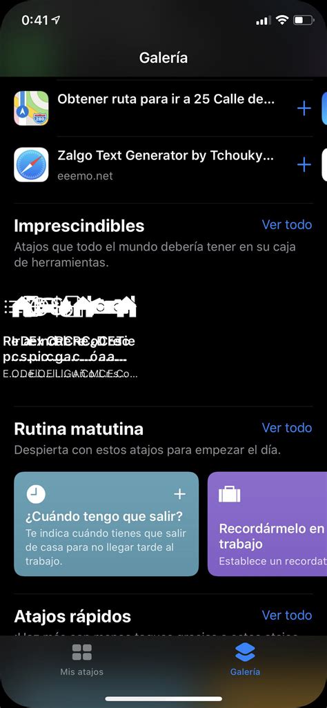 Bug Shortcuts App Showing Strange And Bugged Icons And Text Riosbeta