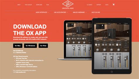 Universal Audio OX Registration Guide Sweetwater