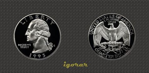 США 25 центов 1995-S Вашингтон PR — покупайте на Auction.ru по выгодной ...